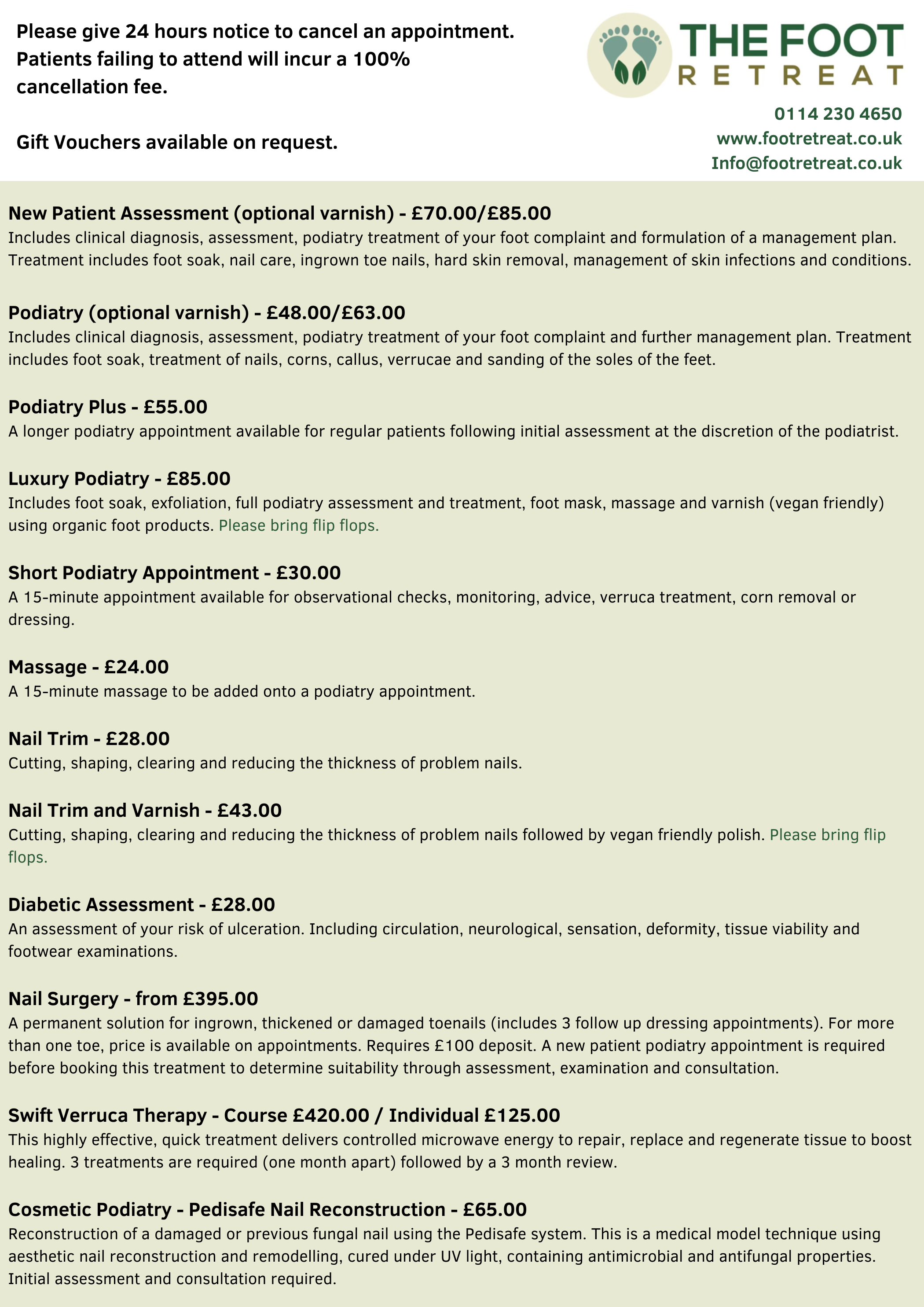 Private Podiatry Clinic in Sheffield S11 providing patient care, pain ...